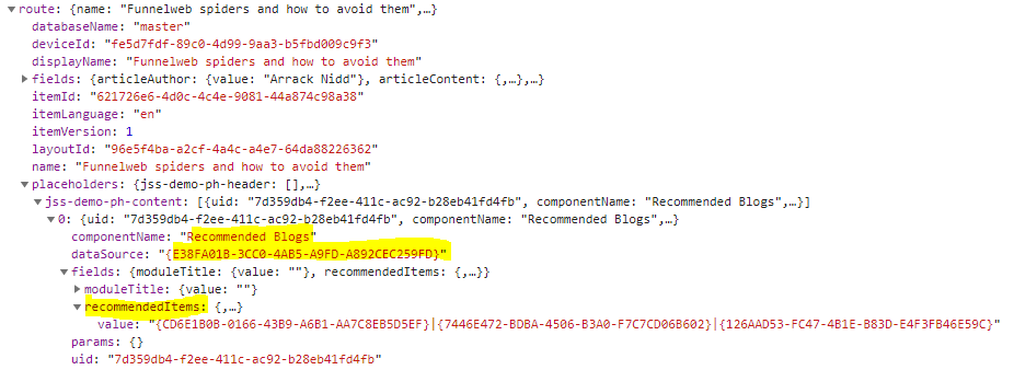 Creating a custom rendering contents resolver – Standard Values