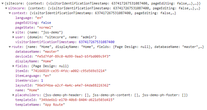Extending the Layout Service Context – Standard Values